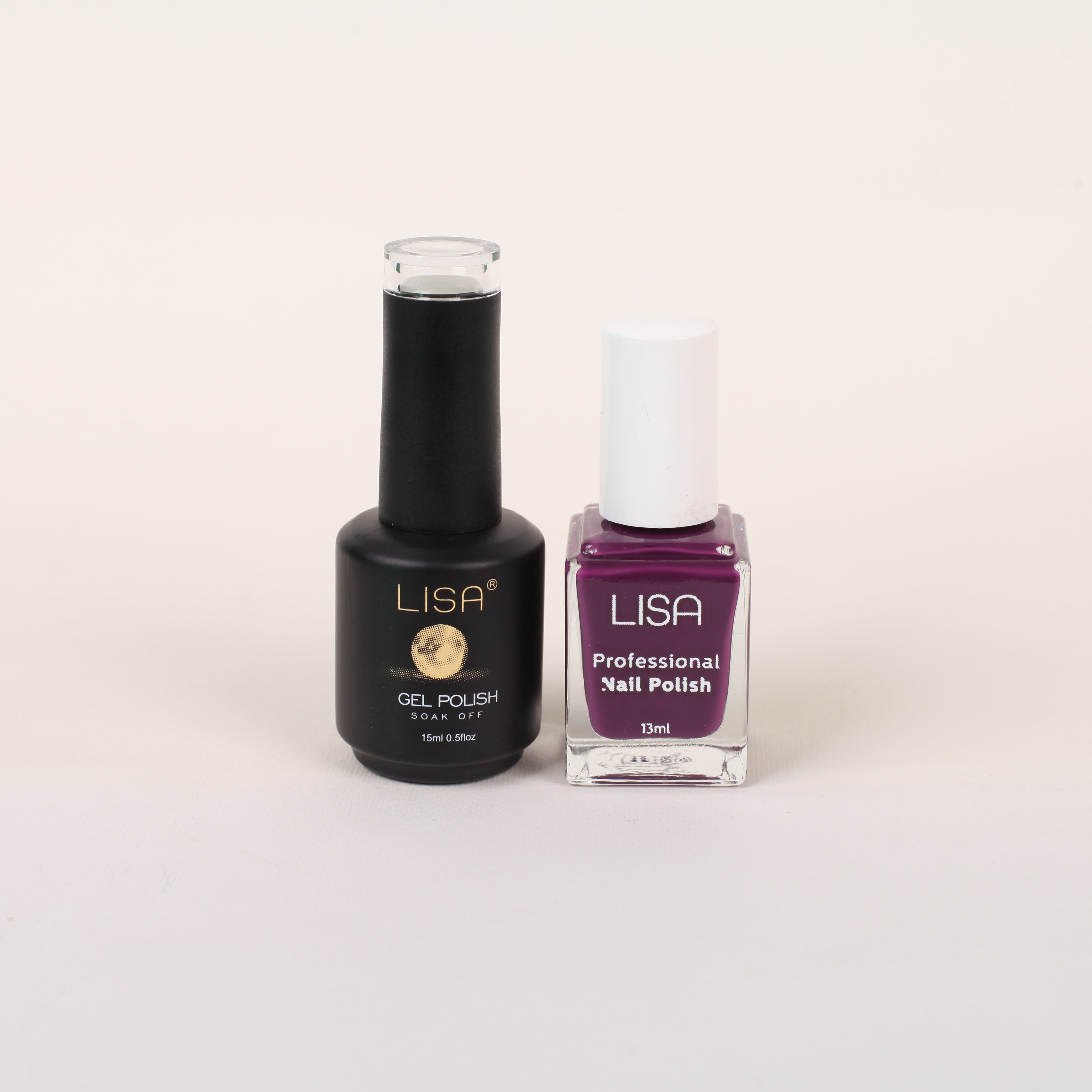 Lisa Gel Polish #17 & Lisa Nail Polish #50 – LISA Professional