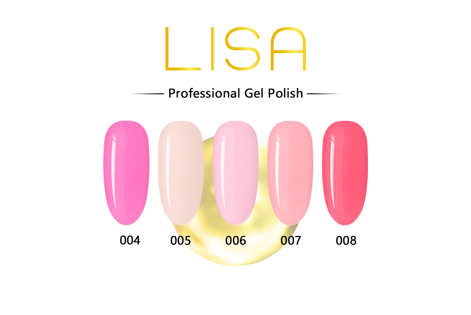 Lisa Gel Polish Pink Series – LISA Professional