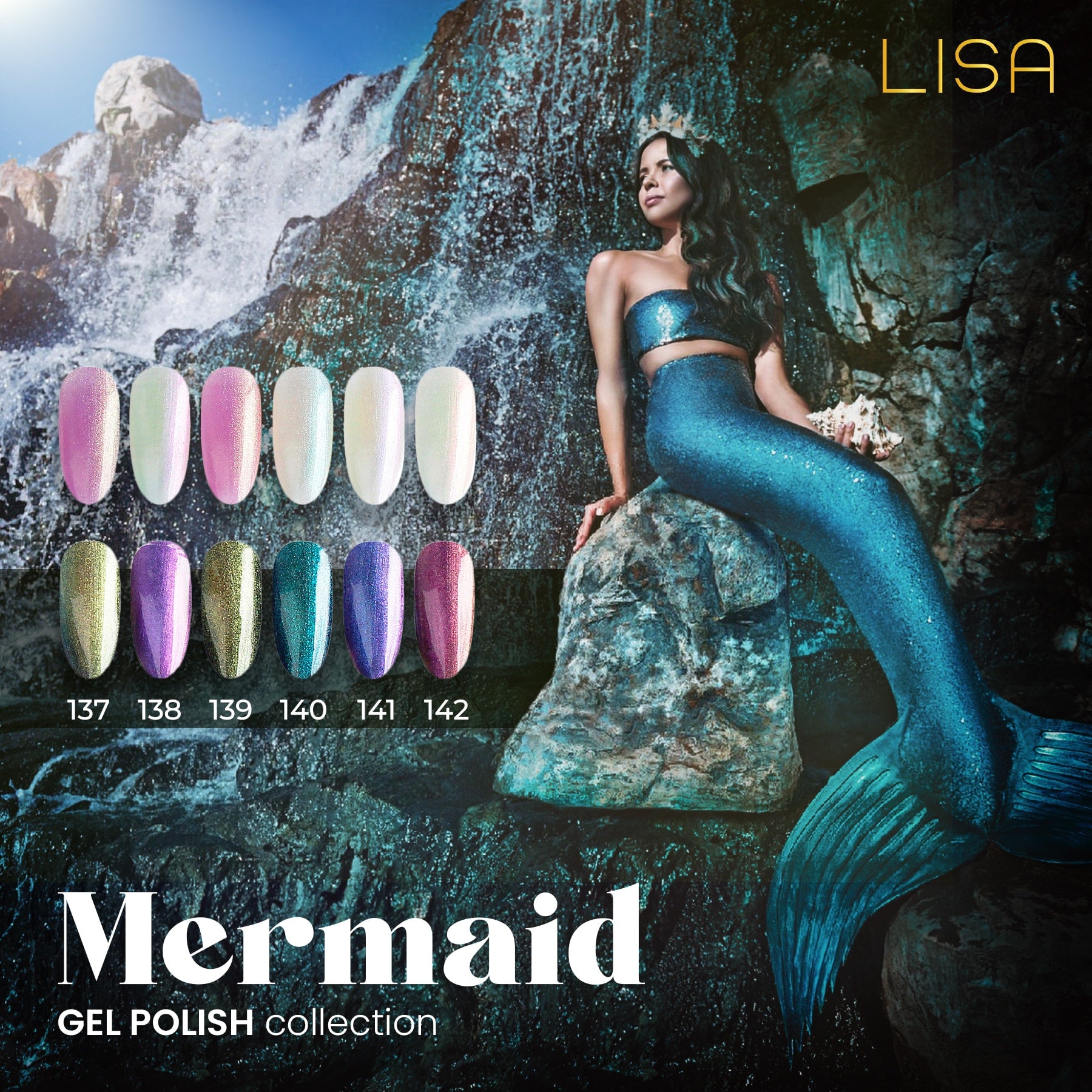Lisa Gel Polish Mermaid Series – LISA Professional